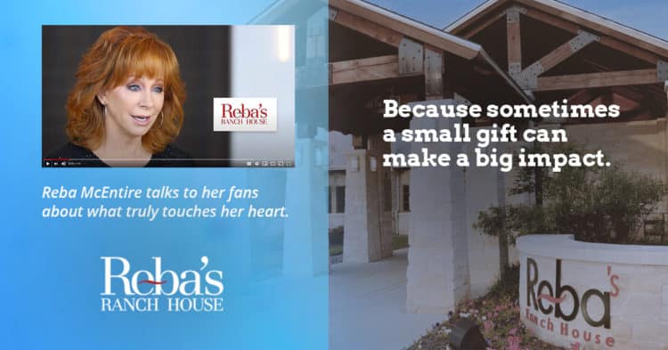 Promo video for Reba McEntire and her charity - Woody Creative Woody ...